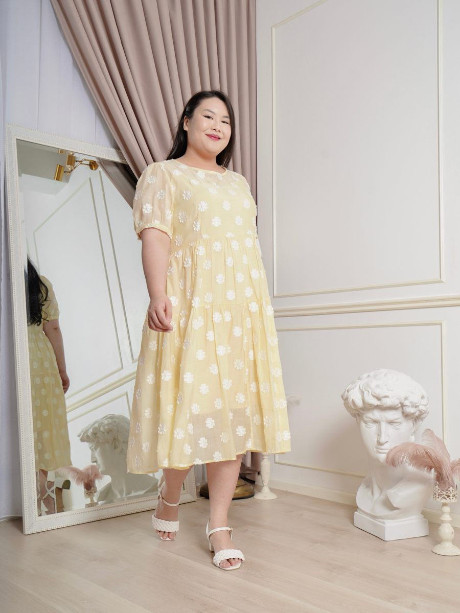 CLOVER Daisy Two In One Summer Floral Long Dress – Curvery
